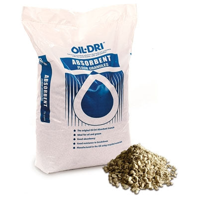 Oil-Dri Standard Clay Granules 20 litre bag | Uppsogsefni - Sölutraust.is